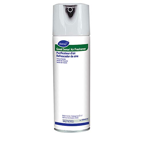 Diversey Good Sense Air Freshener - Instant Odor Neutralization For Any Indoor Space - Tuscan Garden Scent, 16 oz. (6 Pack)
