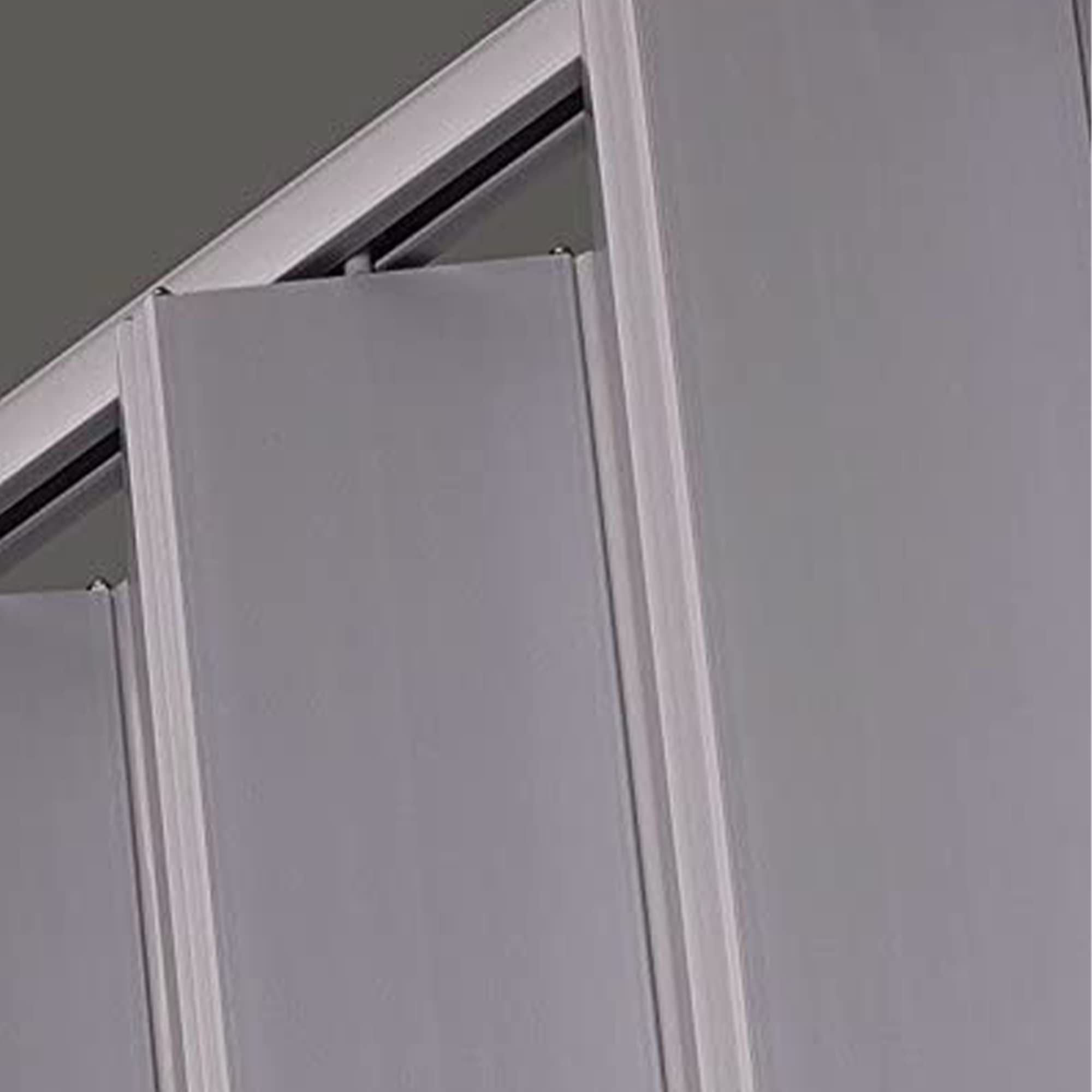 LTL Home Products EL4880S Elite Interior Accordion Folding Door, 48 x 80 Inches, Satin Silver