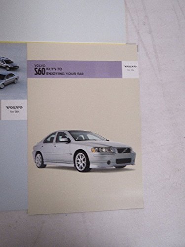 2005 Volvo S60 / S60 R Owners Manual Guide Book