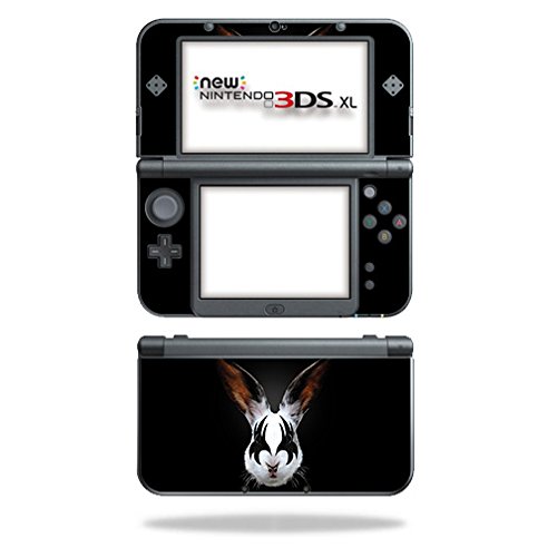 MightySkins Skin Compatible with Nintendo New 3DS XL (2015) - Rock N Roll Bunny | Protective, Durable, and Unique Vinyl Decal wrap Cover | Easy to Apply, Remove, and Change Styles | Made in The USA
