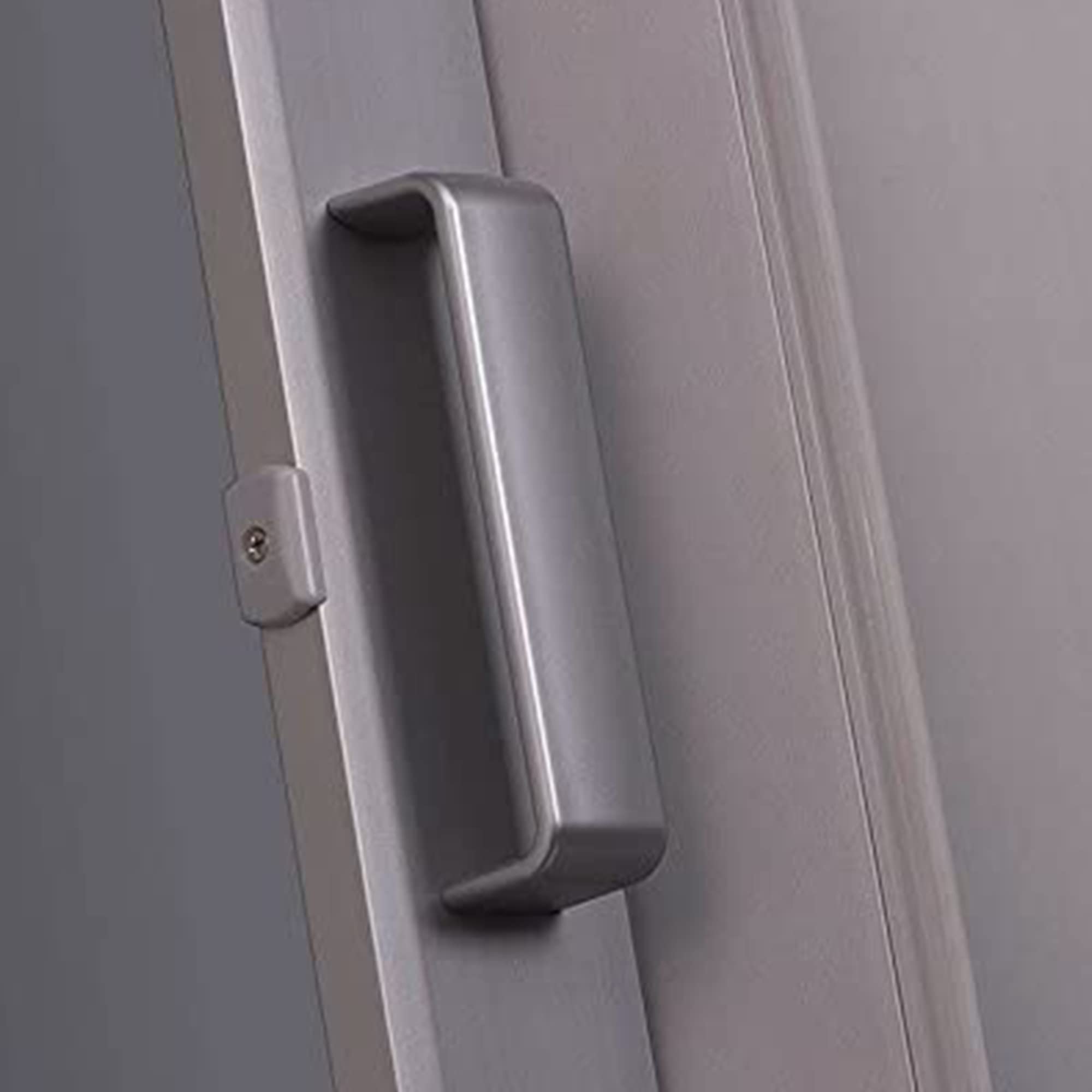 LTL Home Products EL4880S Elite Interior Accordion Folding Door, 48 x 80 Inches, Satin Silver