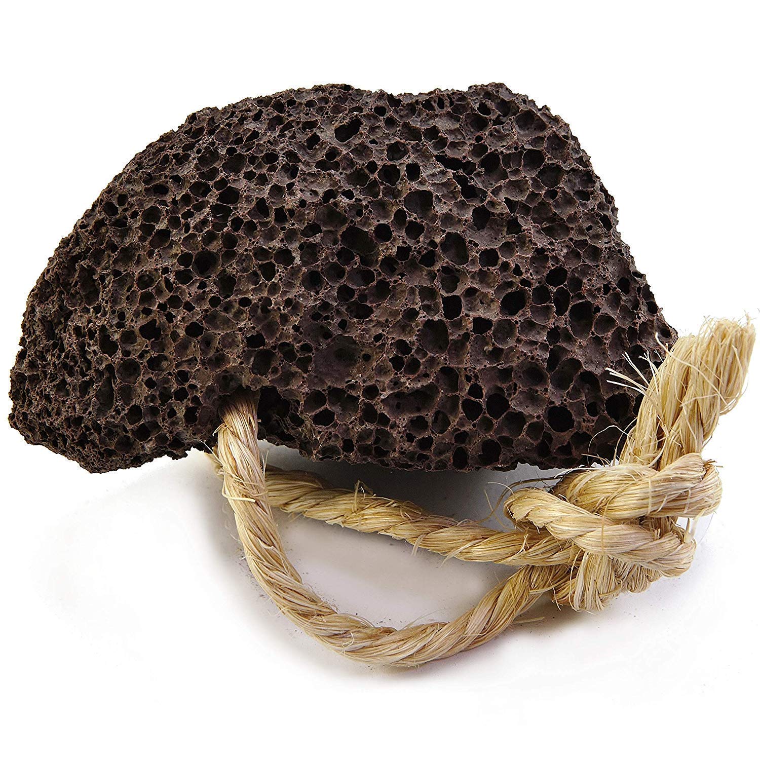 Natural Elephant Natural Volcanic Lava Pumice Stone Callus and Foot Pedicure Rock Scrub Packs (Single Pumice Stone)