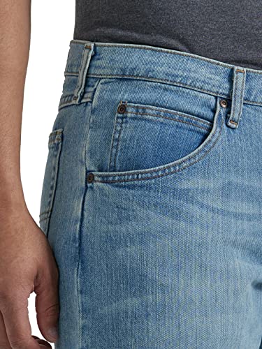 Wrangler Authentics Men's Classic 5-Pocket Relaxed Fit Flex Jean Bleached Denim Flex 46W x 30L