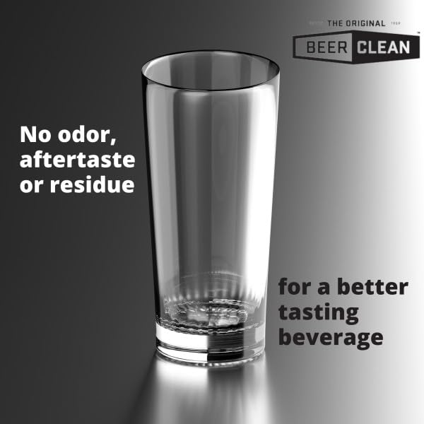 BEER CLEAN Diversey Glass Cleaner, Unscented, Powder, 4 Lb. Container