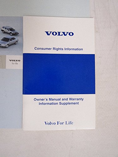 2004 Volvo S60 & S60 R Owners Manual book