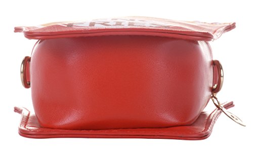 QZUnique Food Shape Cross Body Bag PU Cartoon Purse Ice Cream Sholuder Bag Handbag with Removable Chain