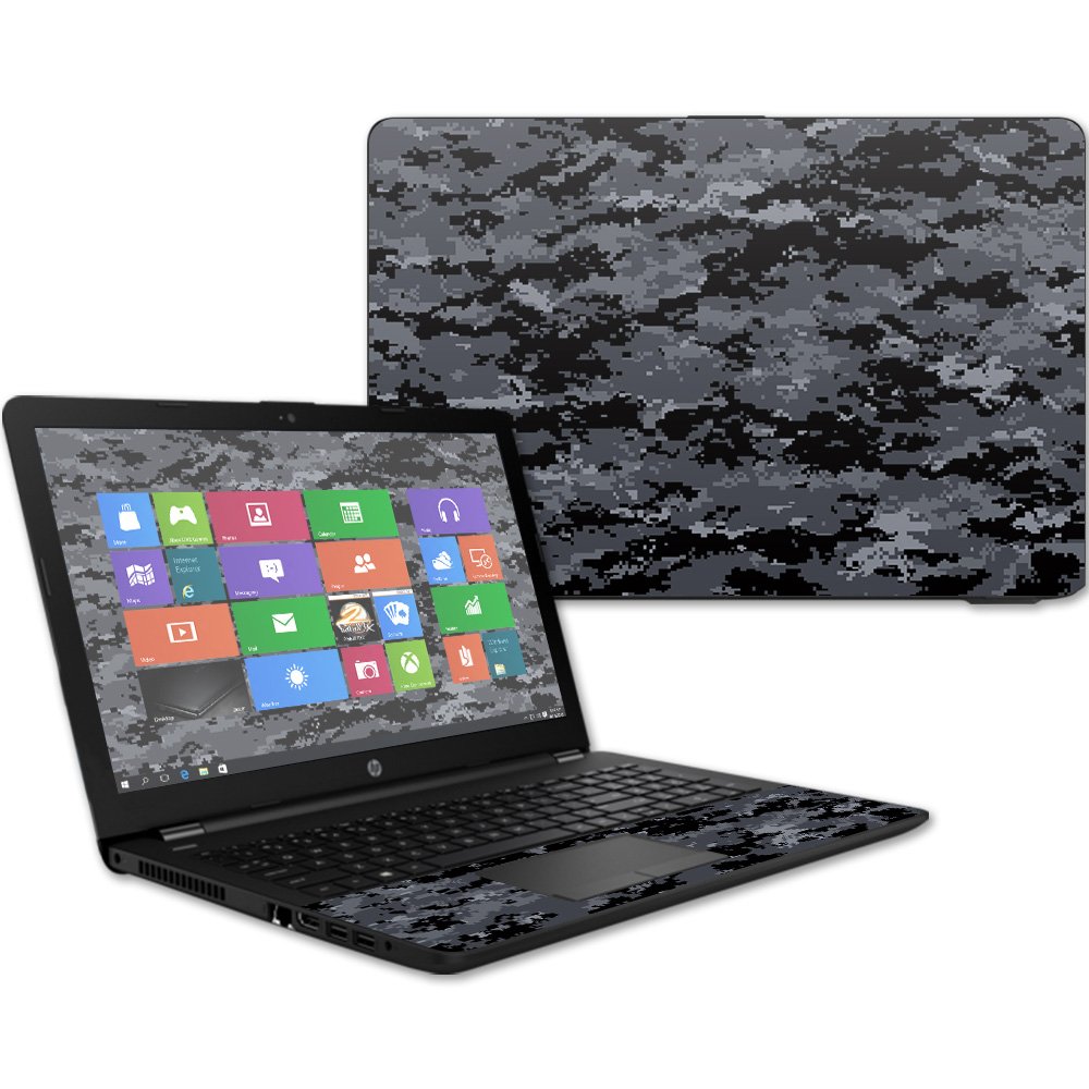 MightySkins Skin Compatible With HP 15t Laptop 15.6" (2017) - Digital Camo | Protective, Durable, and Unique Vinyl Decal wrap cover | Easy To Apply, Remove, and Change Styles | Made in the USA