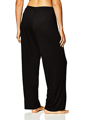HUE womens Sleepwell With Temptech Sleep Pant Pajama Bottom, Black, 2X US