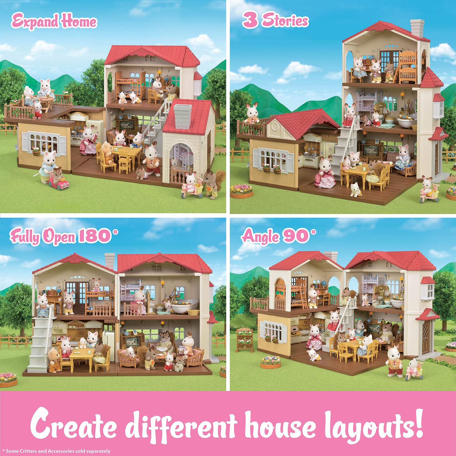 Calico Critters : Red Roof Country Home Gift Set