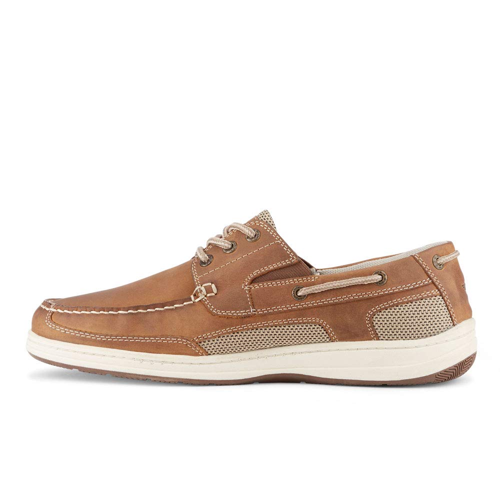 Dockers Men's Beacon Boat Shoe, Dark Tan, 9.5 W US