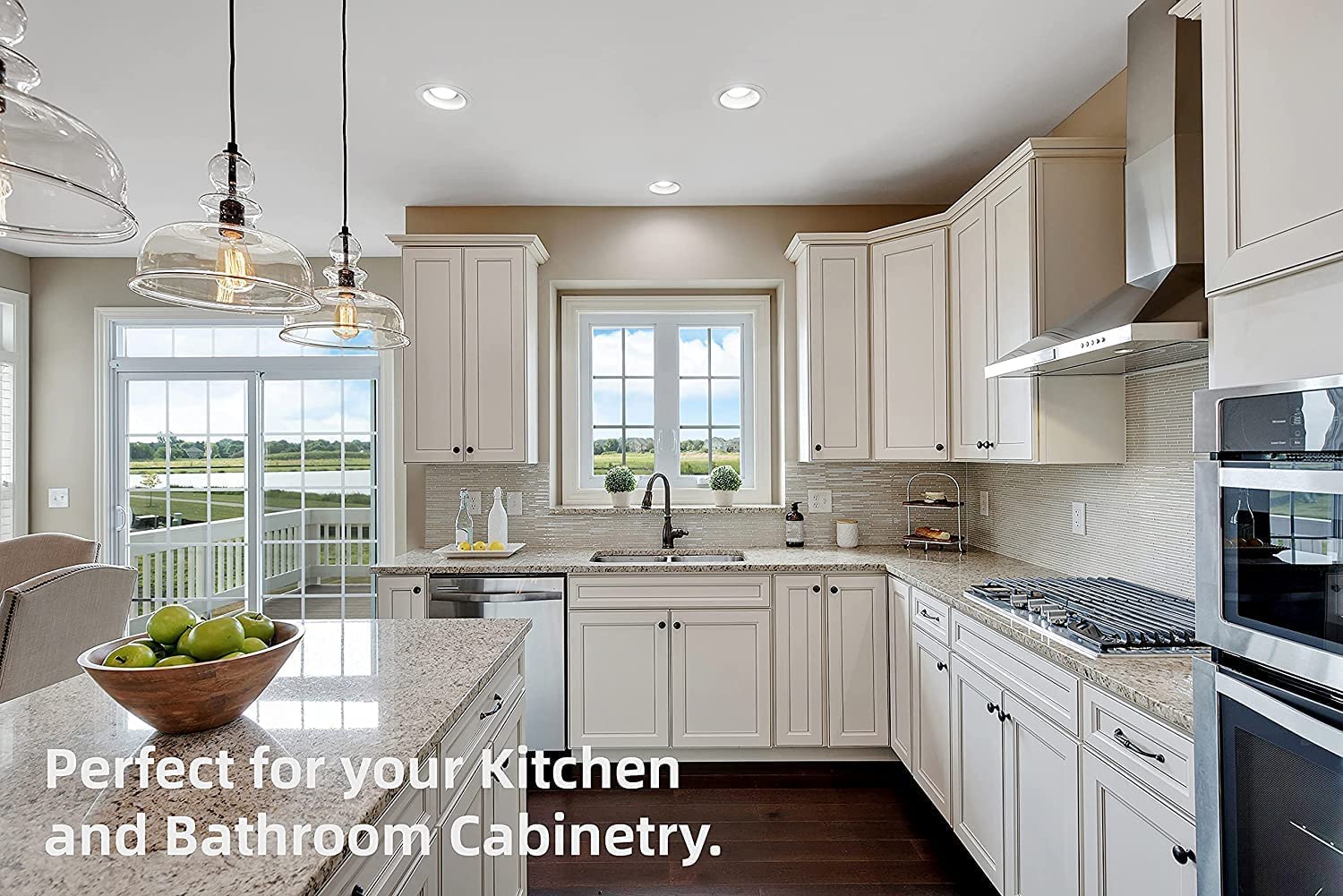 DecoBasics Full Overlay European Soft Close Cabinet Hinges for Kitchen Cabinets (10 Pcs) -105° Frameless Concealed Cabinet Door Hinge -3 Way Adjustability & Clip on Plate for Easy Installation