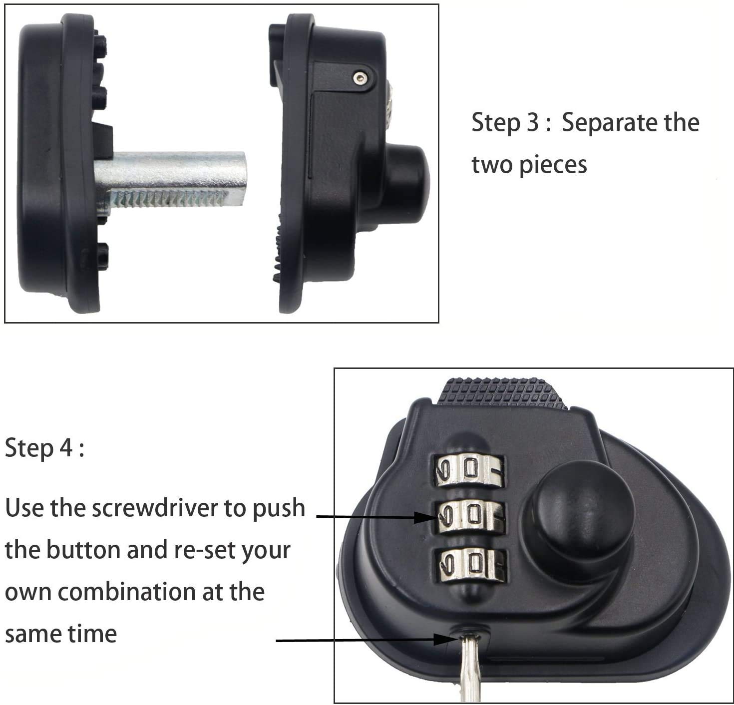 RioRand Trigger Lock 3 Digit Combination Gun Lock Gun Trigger Lock Accessories (5PCS)