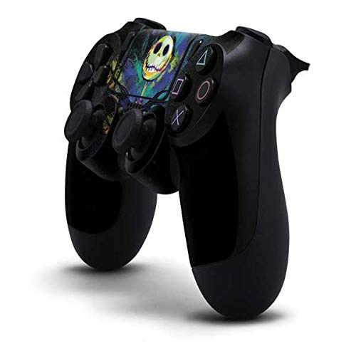 Skinit Decal Gaming Skin Compatible with PS4 Controller - Officially Licensed Disney The Nightmare Before Christmas Jack Skellington Art Design
