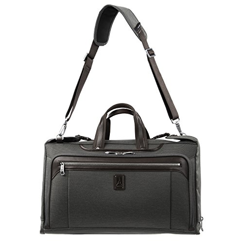 Travelpro Platinum Elite Tri-Fold Carry-On Garment Bag, Men and Women, Vintage Grey, 20-Inch