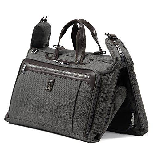 Travelpro Platinum Elite Tri-Fold Carry-On Garment Bag, Men and Women, Vintage Grey, 20-Inch