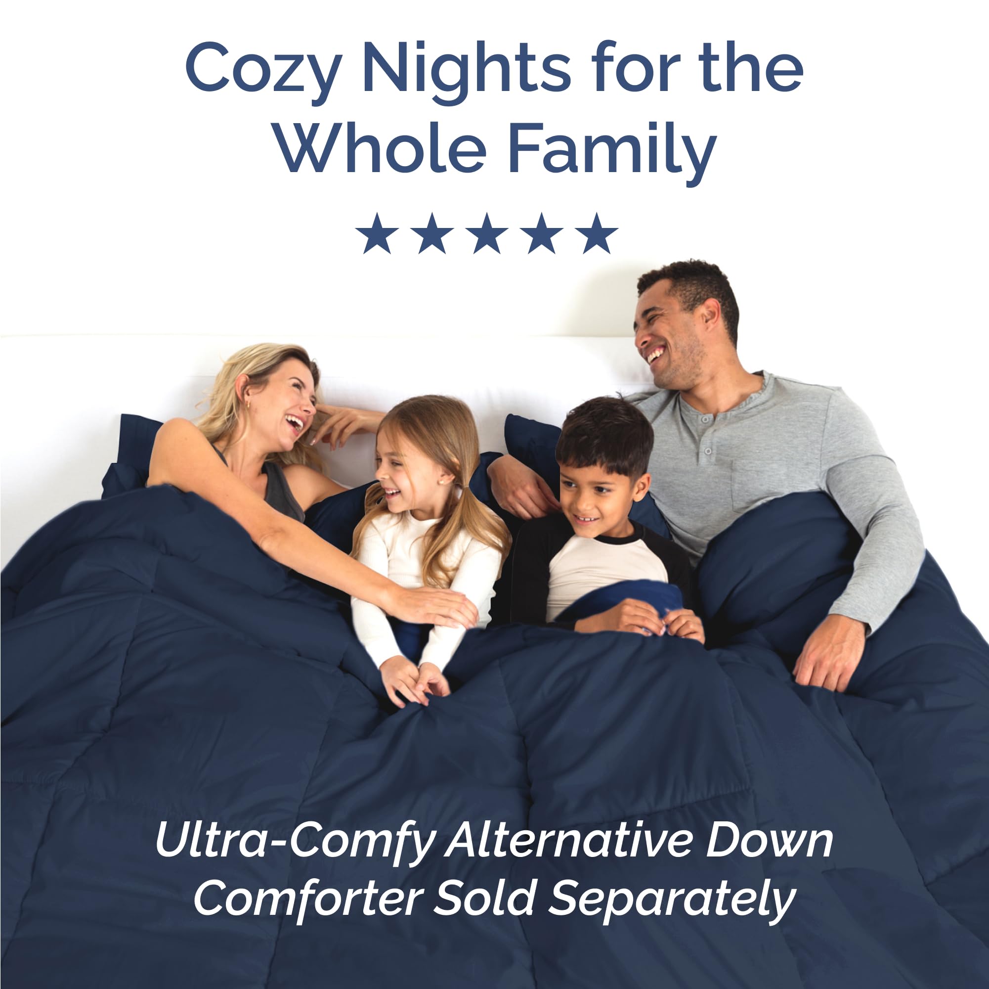 Twin Size 3 Piece Sheet Set - Comfy Breathable & Cooling Bed Sheets Set - Hotel Luxury Bedding for Women, Men, Kids & Teens - Deep Pockets, Easy-Fit, Super Soft & Wrinkle Free - Oeko-Tex - Navy Blue