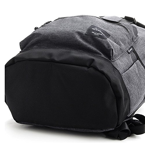 Korea Fashion Men's Daily School Backpack Travel Sport Business Unisex Students (Dark Gray)