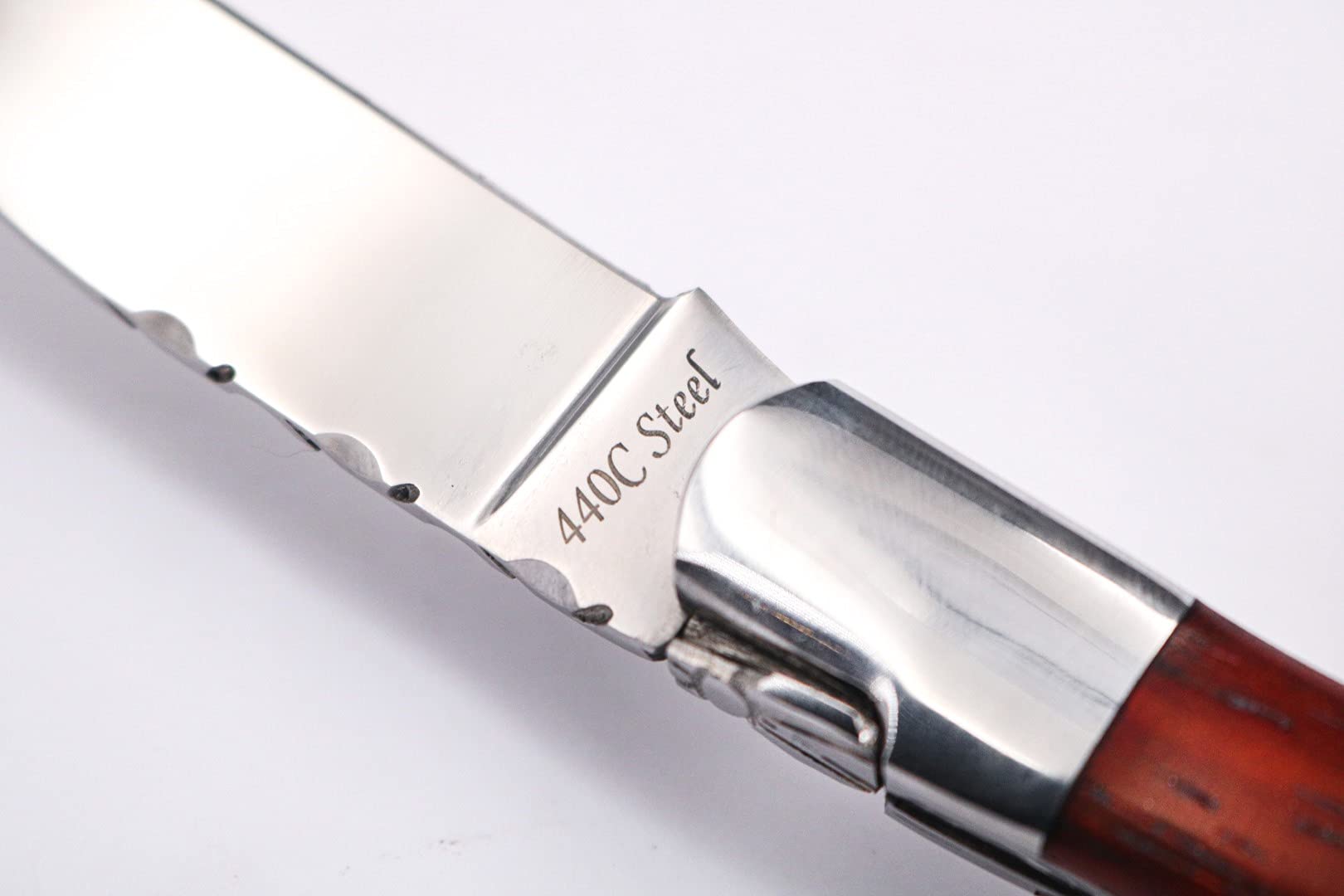 Dura Knives Dk-04 Luxembourg Original French Laguiole Knives Pocket Folding Knife Paddock wood Handle 5.6" Closed