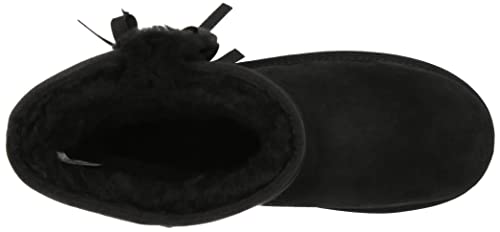 Koolaburra by UGG Women's Victoria Short Fashion Boot, Black, 10 M US