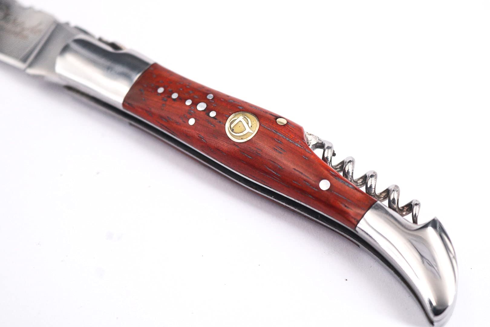 Dura Knives Dk-04 Luxembourg Original French Laguiole Knives Pocket Folding Knife Paddock wood Handle 5.6" Closed