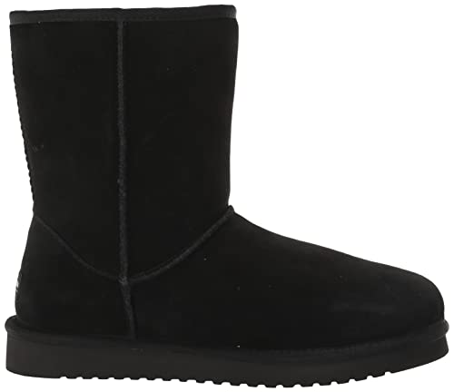 Koolaburra by UGG Women's Victoria Short Fashion Boot, Black, 10 M US