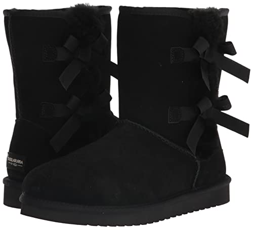 Koolaburra by UGG Women's Victoria Short Fashion Boot, Black, 10 M US