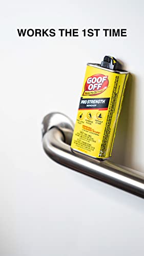 Goof Off Professional Strength Remover, 6 fl. oz, Latex Paint and Adhesive Remover