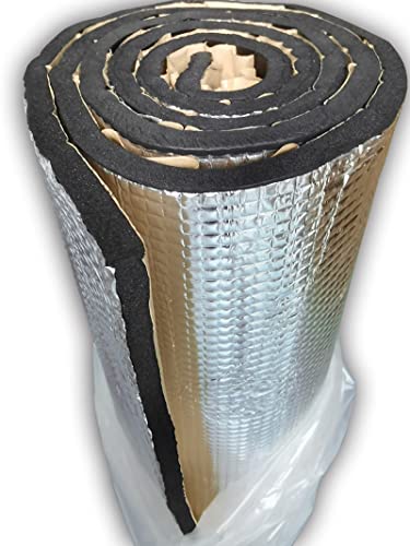 SOOMJ Heat Shield, Sound Deadening Material, Car Sound deadening mat, Engine Insulation Foam with Aluminum Sheet 1100(AA)