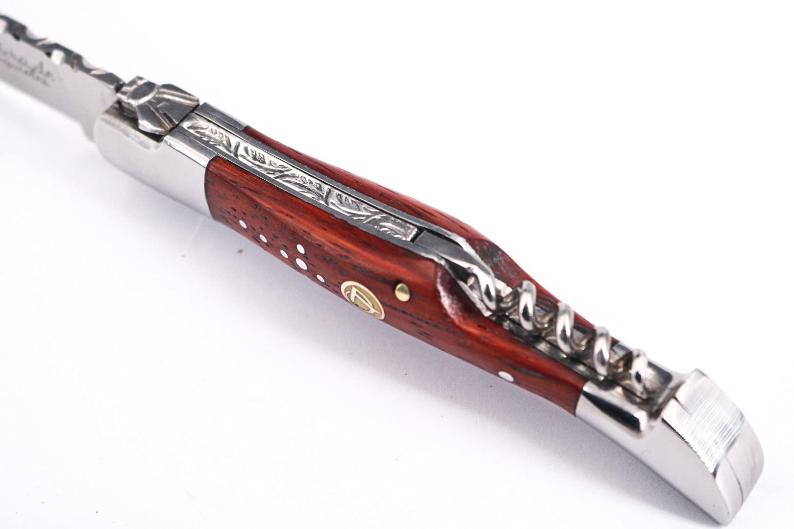 Dura Knives Dk-04 Luxembourg Original French Laguiole Knives Pocket Folding Knife Paddock wood Handle 5.6" Closed