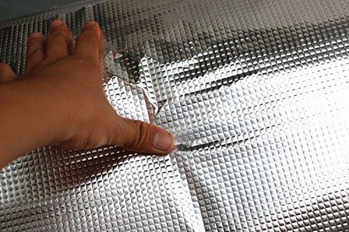 SOOMJ Heat Shield, Sound Deadening Material, Car Sound deadening mat, Engine Insulation Foam with Aluminum Sheet 1100(AA)