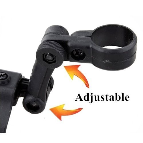 BlueSunshine Adjustable Road Mountain Bike Bicycle Cycling Tire Front/Rear Mud Guards Mudguard Fenders Set (Blue + Black)