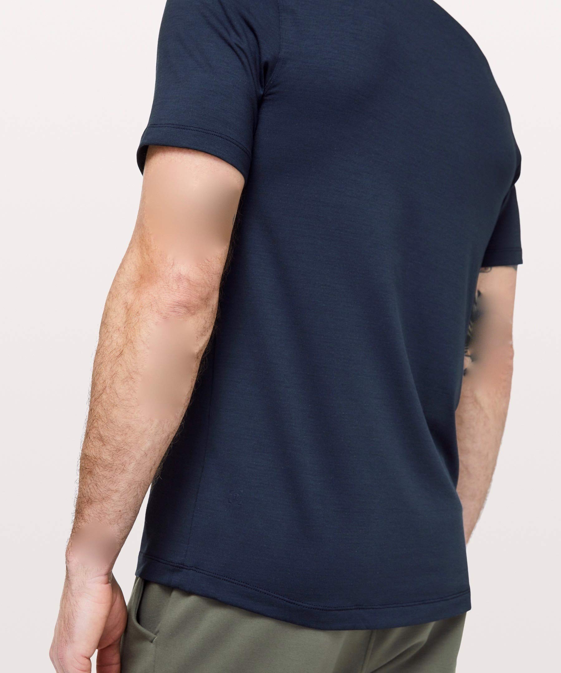 Lululemon Mens Evolution Polo Short Sleeve Shirt (Nautical Navy, XL)