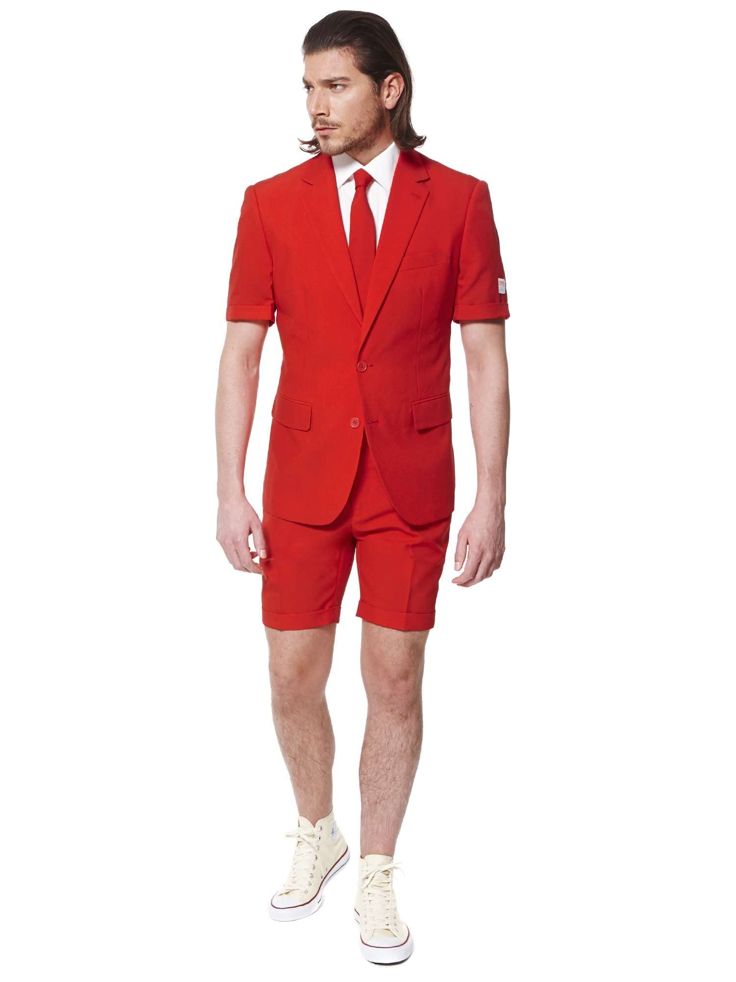 OppoSuits Men's Summer Red Devil, 42