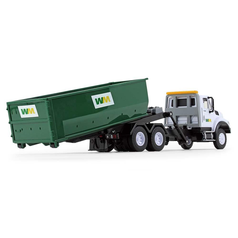 First Gear 1/24 Scale WM Plastic Toy International WorkStar with Roll-Off Container inducing Lights & Sounds (#70-0580C)