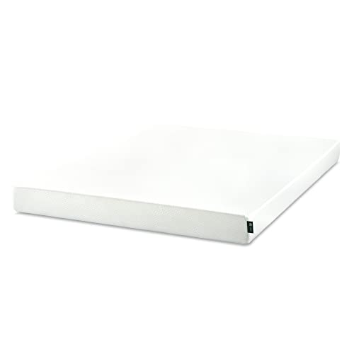 ZINUS 6 Inch Green Tea Memory Foam Mattress, Queen, Fiberglass Free, Patented Custom Contour Support, Sturdy Base Foam, CertiPUR-US Certified, Mattress in A Box, White