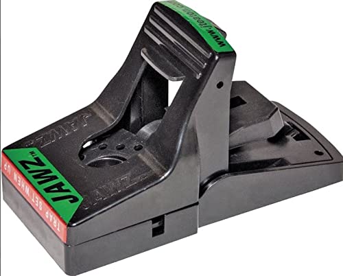 JT Eaton 410 Jawz Indoor Rat Trap for Solid or Liquid Bait, Instant Kill Traps for Rat & Chipmunk - No Touch Disposal 6-Pack