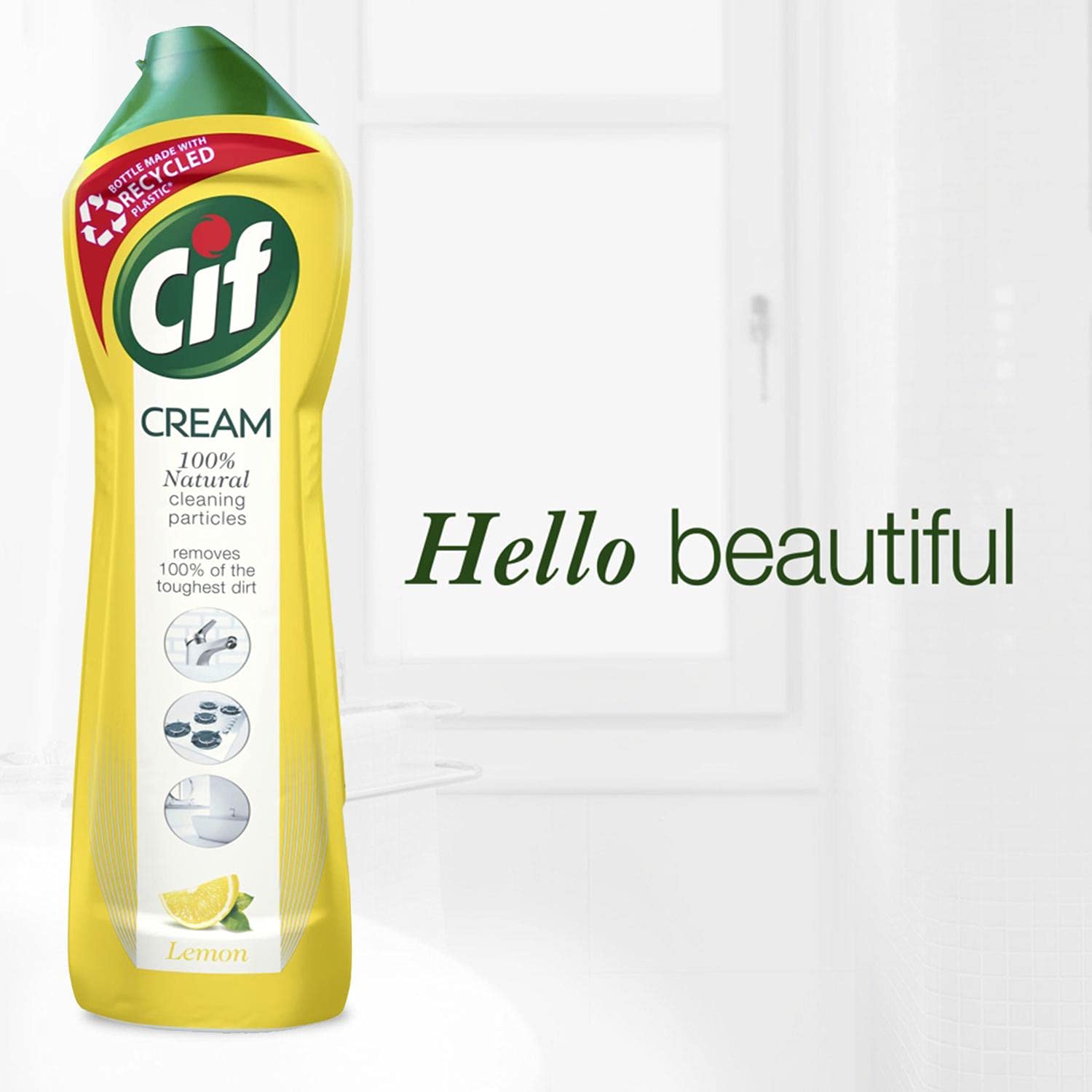 Cif Lemon Cream with Microparticles Spray, 500ml