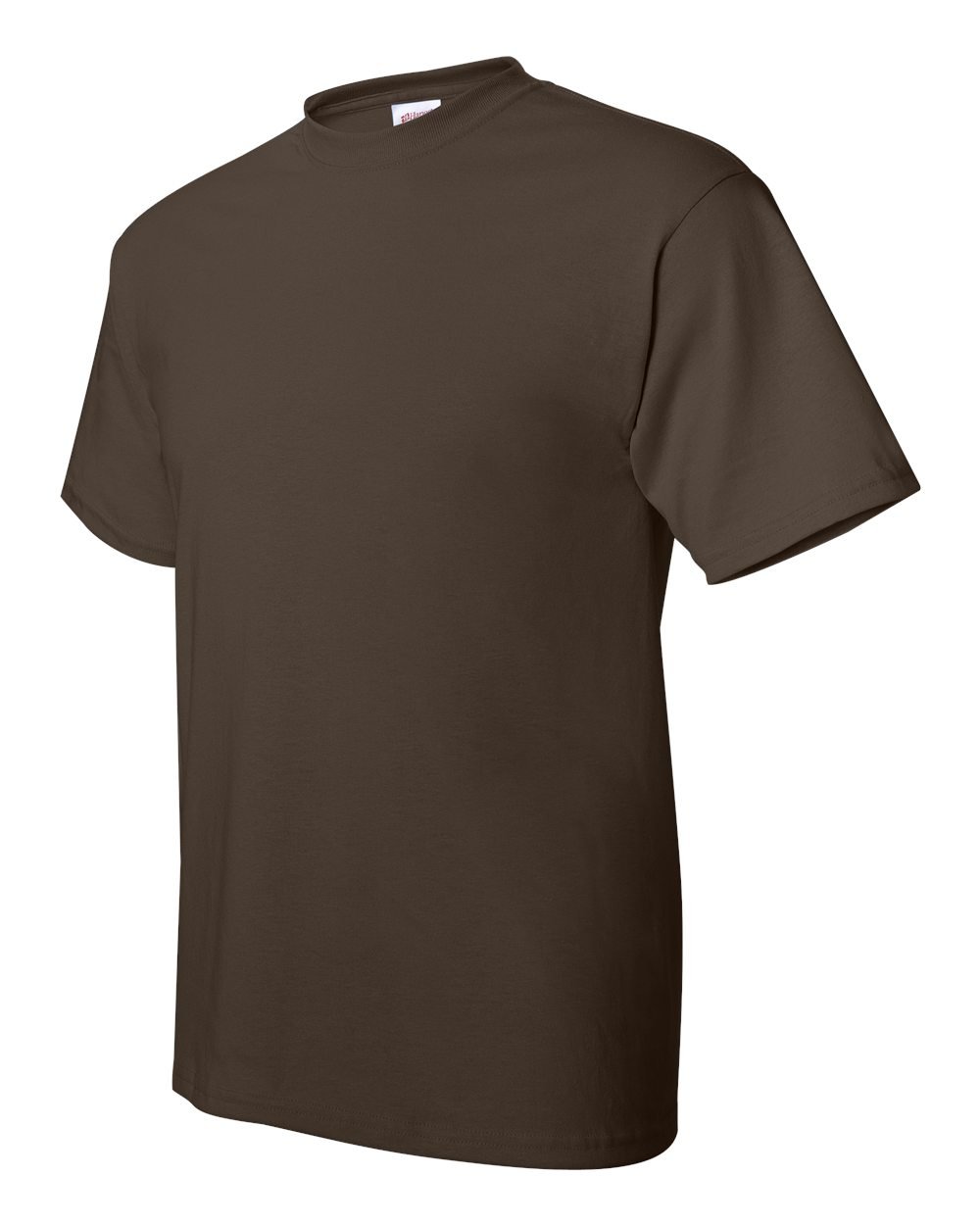 Hanes mens 5.2 oz. 50/50 ComfortBlend EcoSmart T-Shirt(5170)-Dark Chocolate-XL