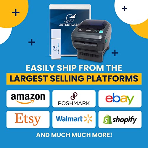 Zebra ZP450 (ZP 450) Label Thermal Bar Code Printer | USB, Serial, and Parallel Connectivity 203 DPI Resolution | Made for UPS WorldShip | Includes JetSet Label Software