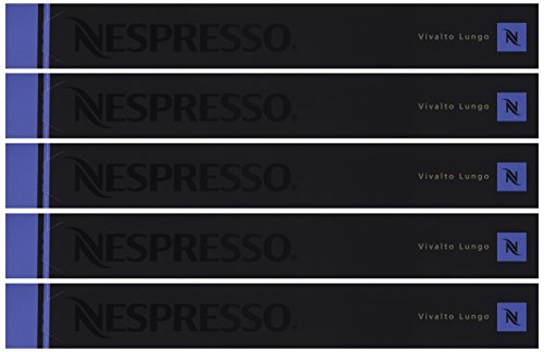 Nespresso Capsules OriginalLine Tokyo Vivalto Lungo, Medium Roast Coffee, 50 Count Coffee Pods, Brews 3.7 Ounce (ORIGINAL LINE ONLY)