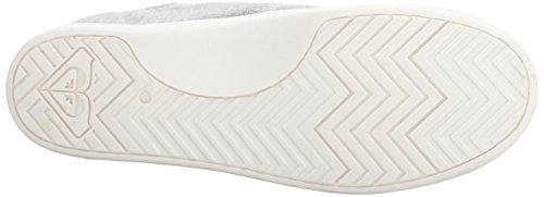 Roxy Women's Rory Slip On Sneaker Loafer Flat, Medium Grey, 8