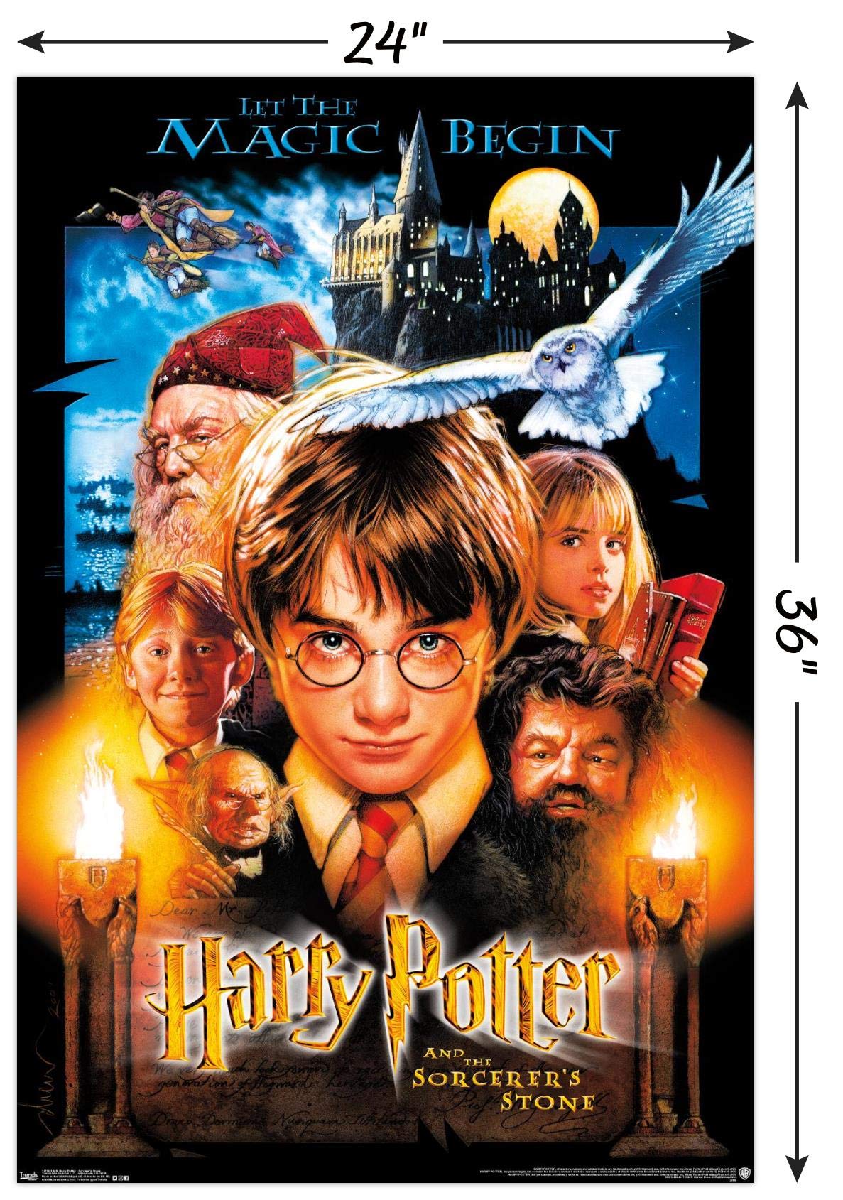 Trends International Harry Potter Sourcerer's Stone Collector's Edition Wall Poster 24" x 36"