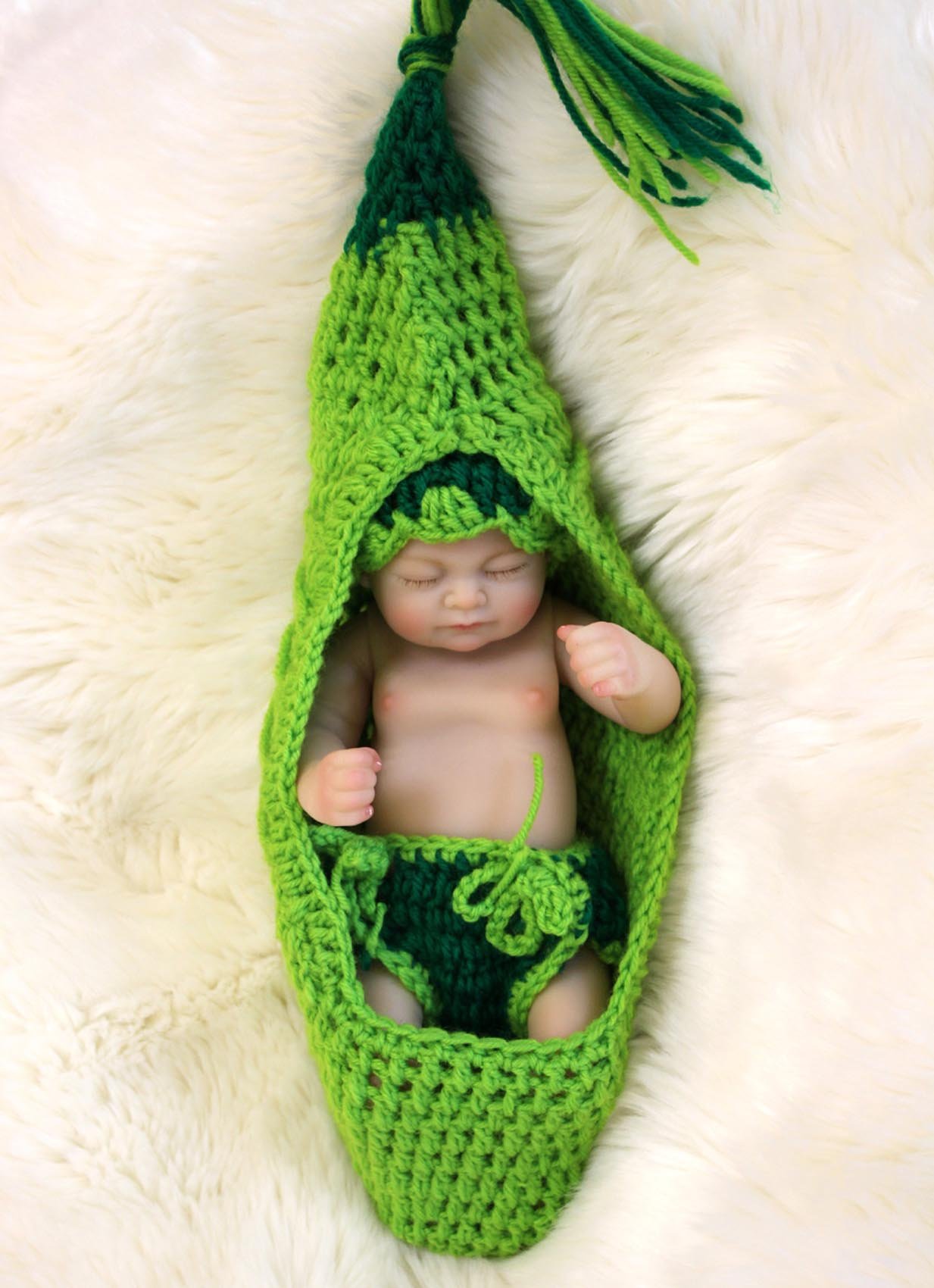 Wamdoll Miniature 10" Alive Beautiful Dreamer Newborn Baby Dolls Silicone Vinyl Full Body Washable for Girl