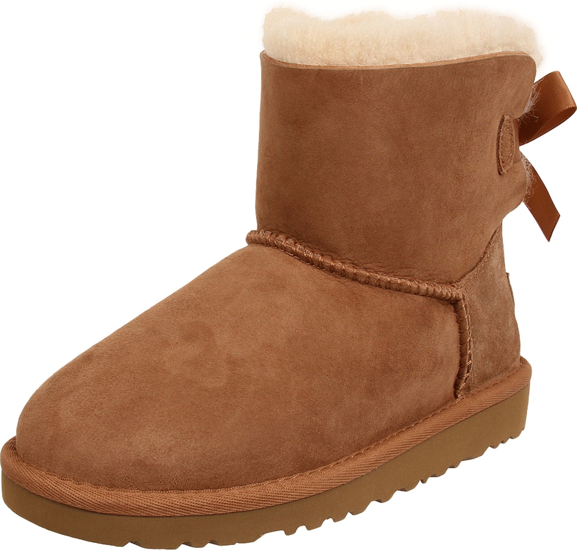 UGG Unisex-Child Mini Bailey Bow Ii Boot, Chestnut, 09