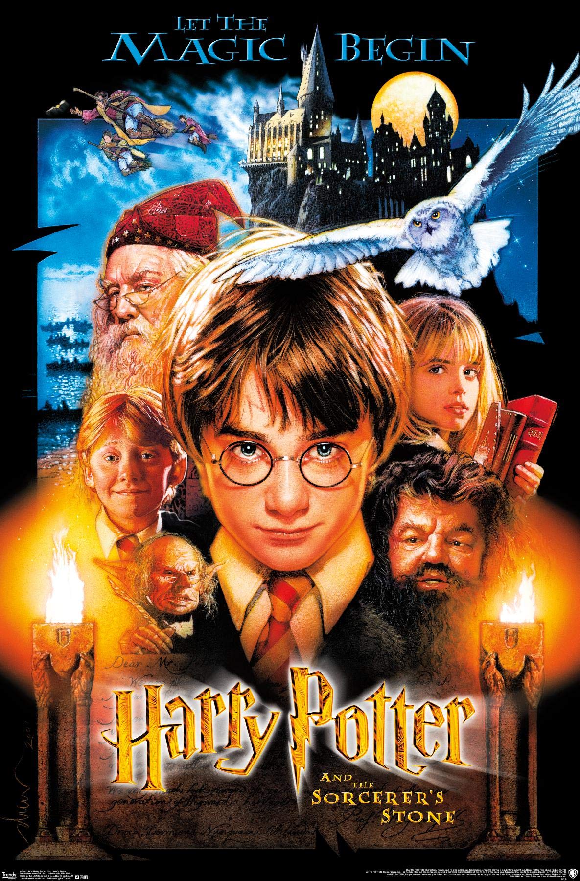 Trends International Harry Potter Sourcerer's Stone Collector's Edition Wall Poster 24" x 36"