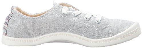 Roxy Women's Rory Slip On Sneaker Loafer Flat, Medium Grey, 8