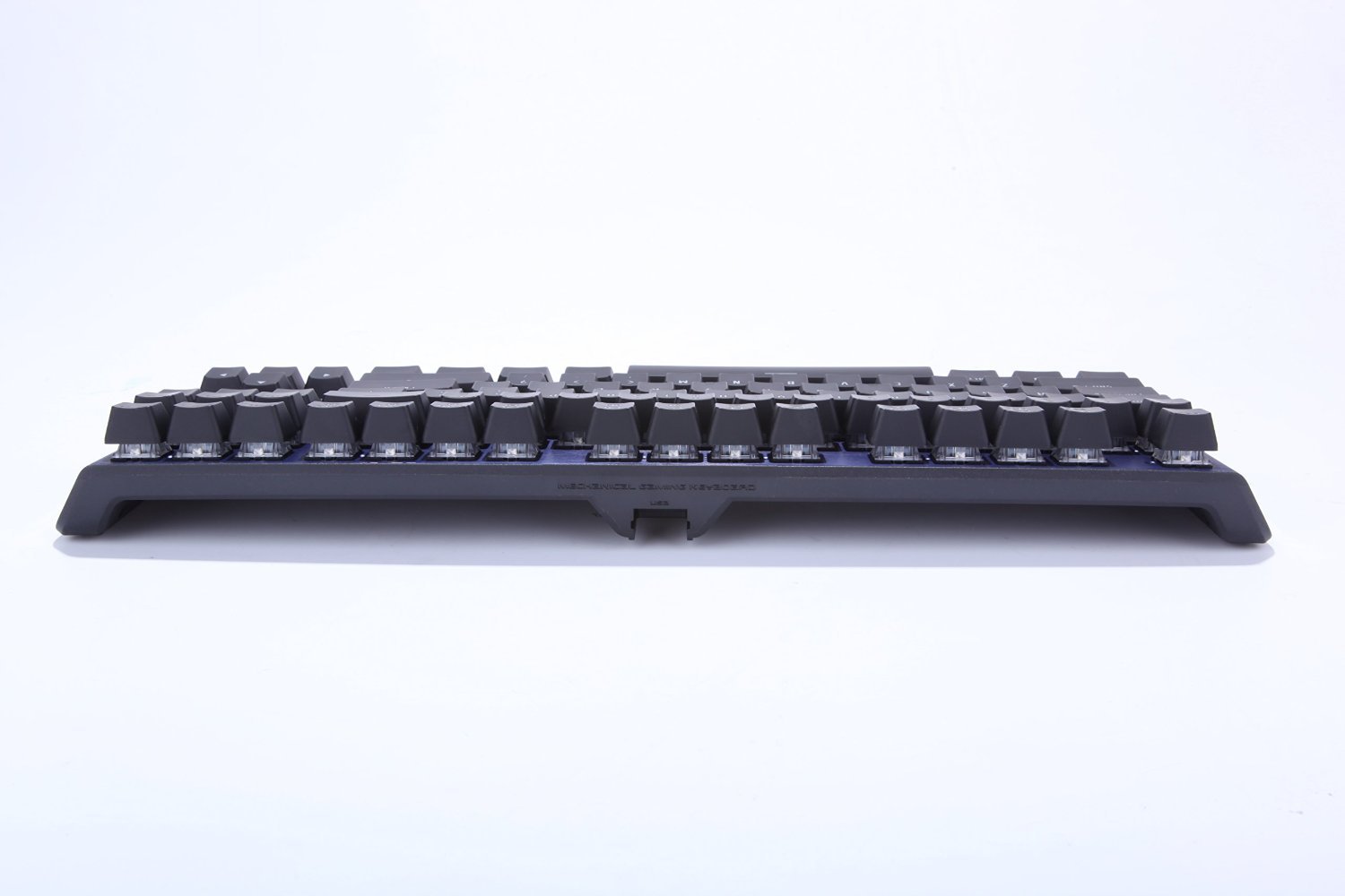 Rantopad MXX Mechanical Gaming Keyboard - 87 Keys,White Backlit, Red Switches, Blue Aluminum Cover, N-Key Rollover