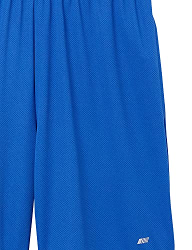 Amazon Essentials Men's Performance Tech Loose-Fit Shorts (Available in Big & Tall), Pack of 2, Black/Royal Blue, Small