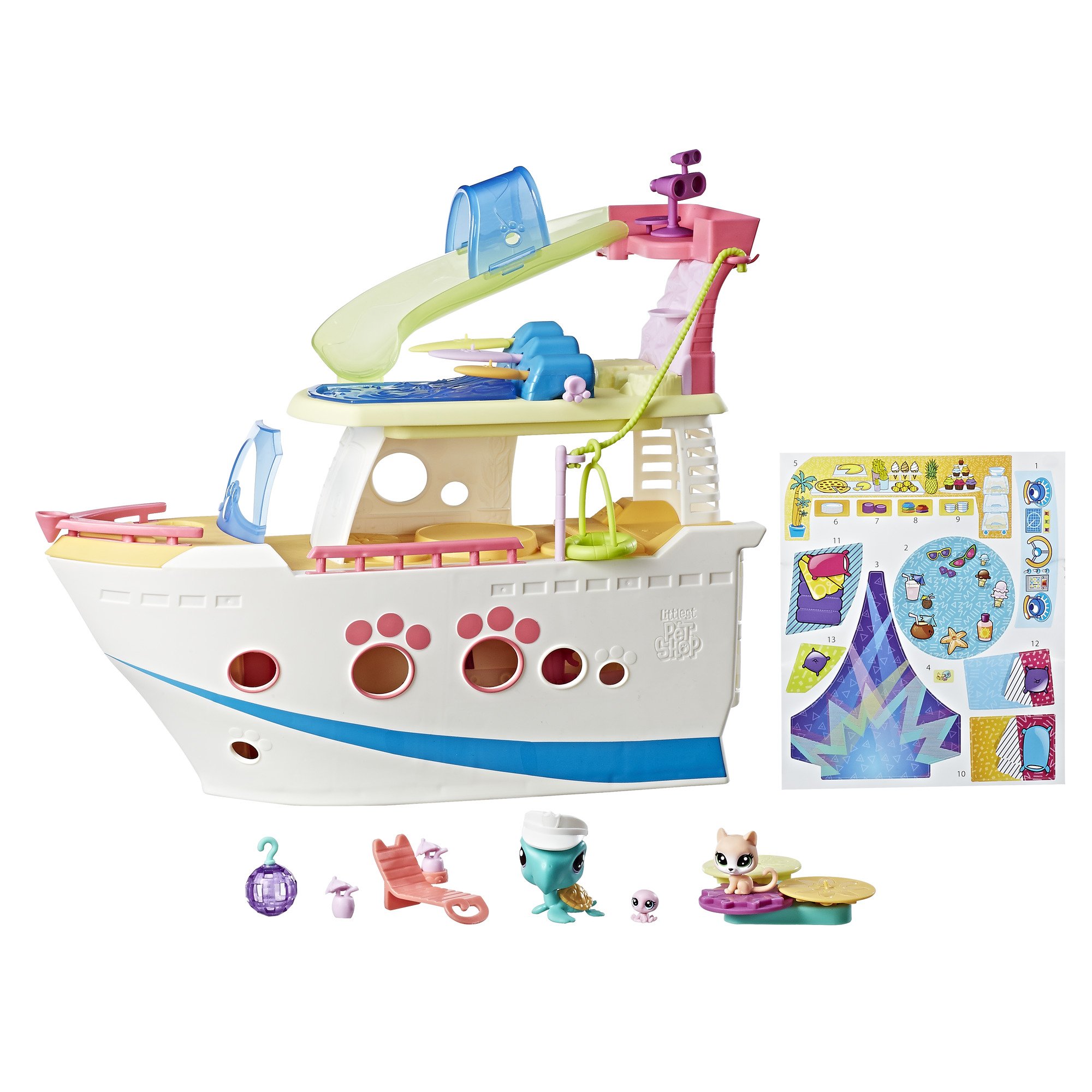 Littlest Pet Shop Cruise Ship Set