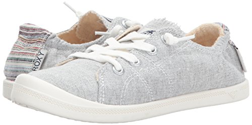 Roxy Women's Rory Slip On Sneaker Loafer Flat, Medium Grey, 8